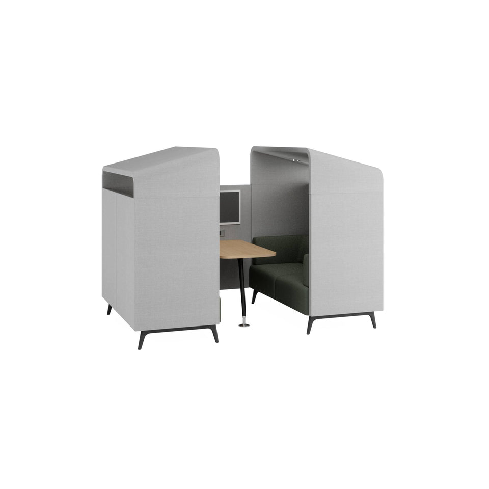 Tryst Twin Canopy Booths – Huddlespace